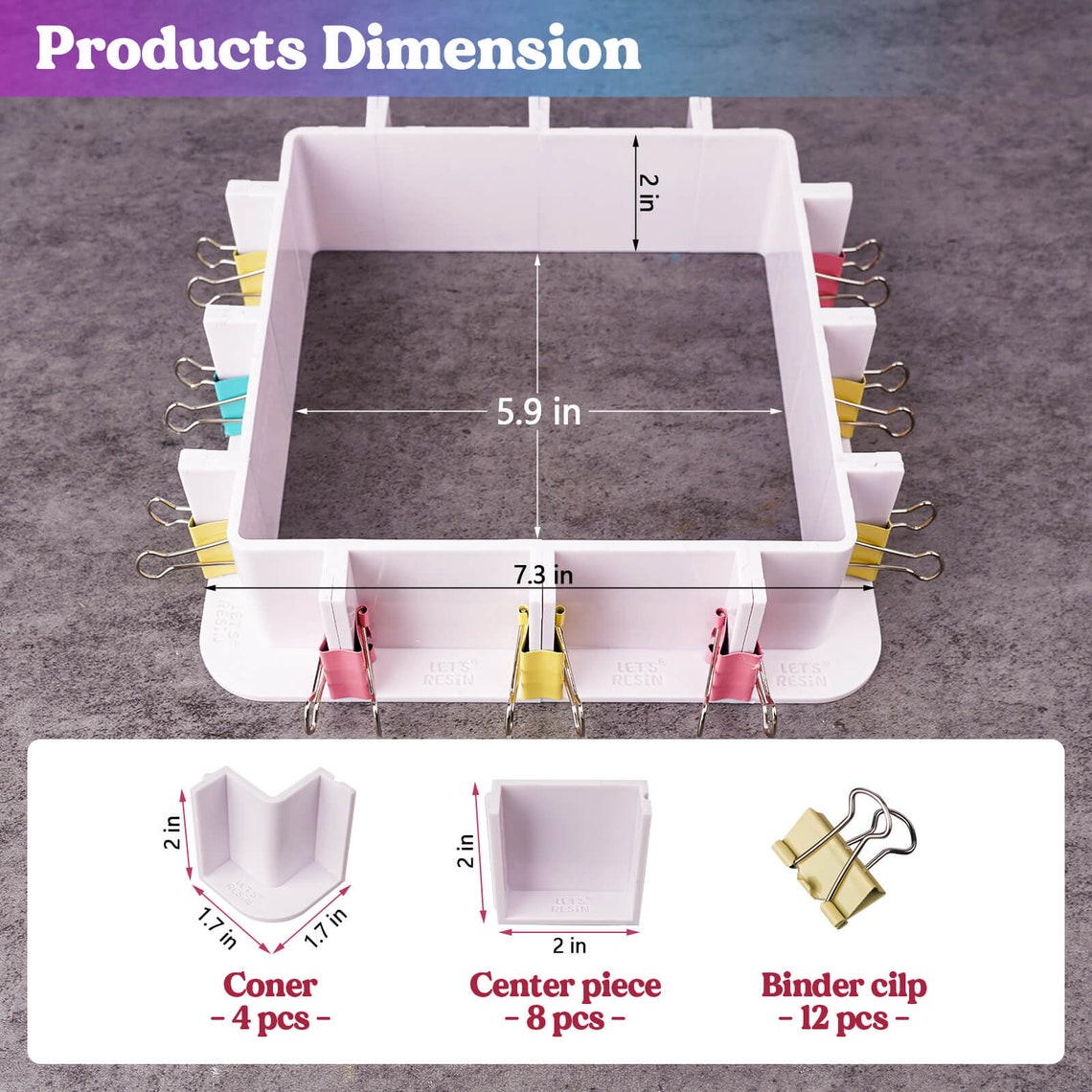 LET'S RESIN Adjustable Mold Housing for Silicone Molds - Etsy