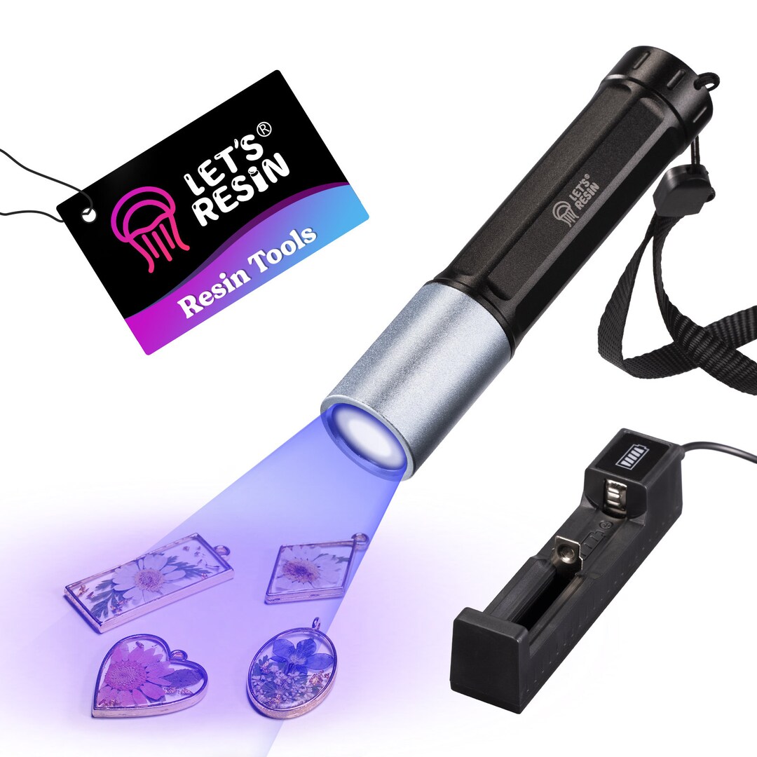 Let's Resin UV Light for Resin Curing, Portable Mini 365nm UV ...