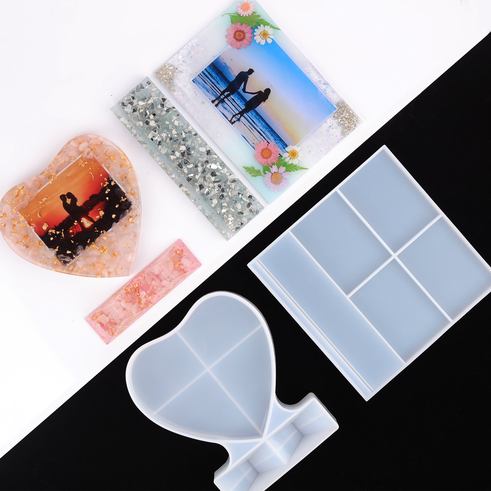 LET'S RESIN Resin Photo Frame Molds,picture Frames Resin Mold for ...