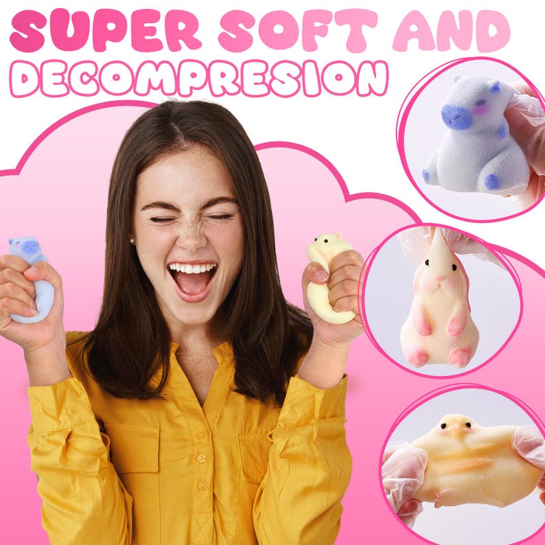 LET'S RESIN Squishy Maker Kit, Animal Molds, Flex Rubber, Beginner DIY ...
