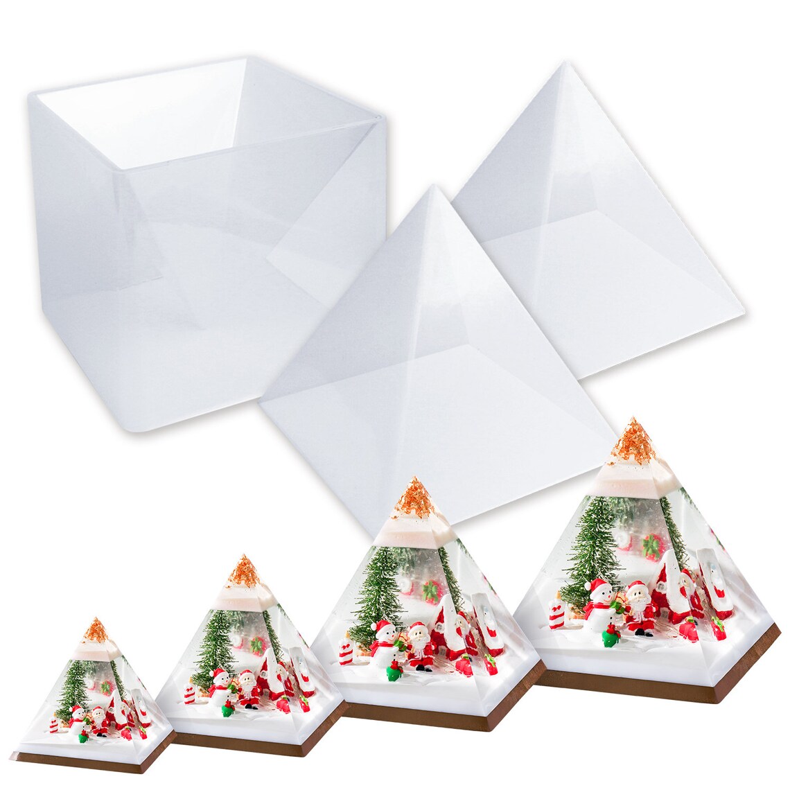 LET'S RESIN Pyramid Molds for Resinlarge Silicone Pyramid - Etsy