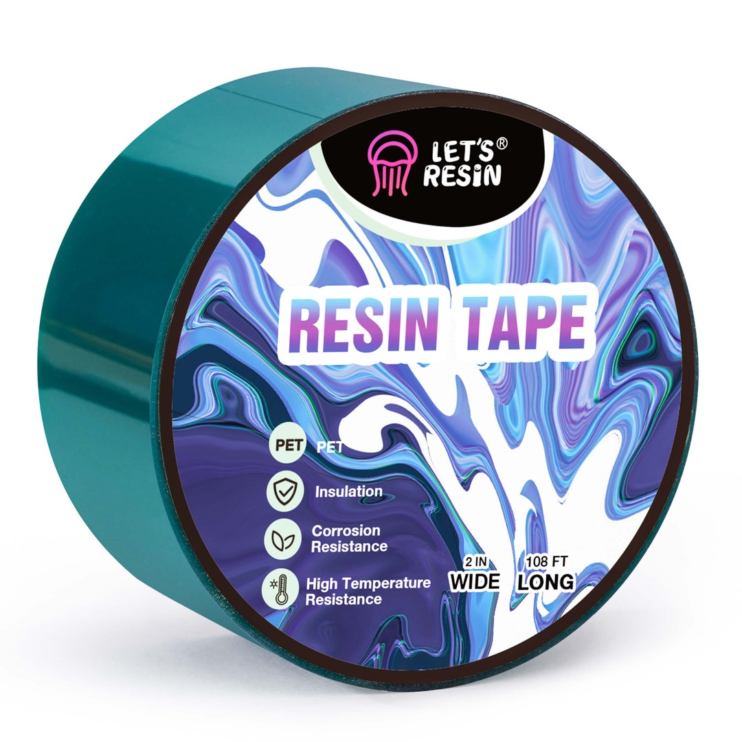LET'S RESIN Resin Tape,2inch Wide X 108FT Long Epoxy Tape, Thermal ...