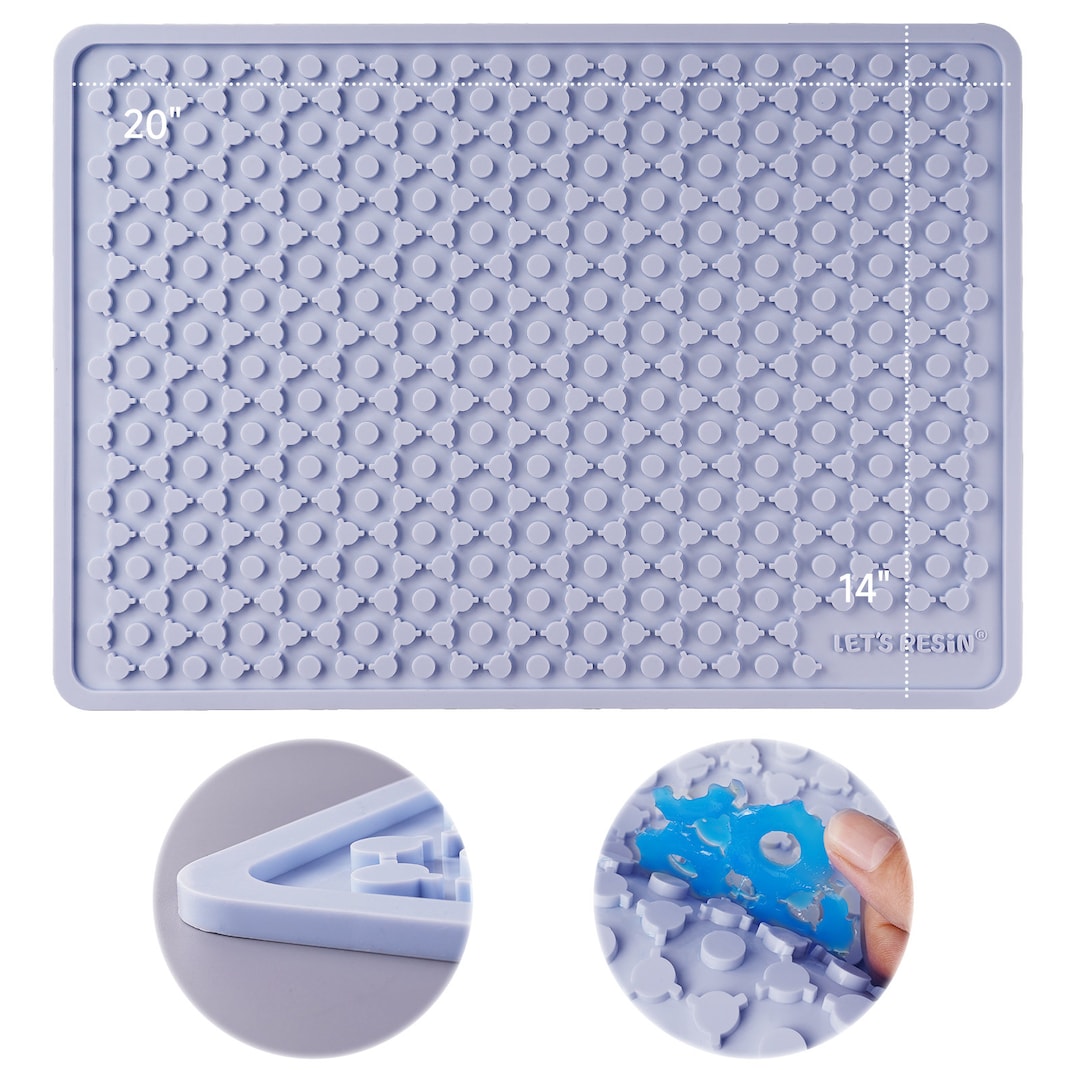 LET'S RESIN Resin Collector Mat,20" X 14"large Silicone Mat,easy Clean ...