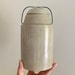 Antique Weir Neutral Stoneware Pottery Canning Storage Jar Crock Lid ...