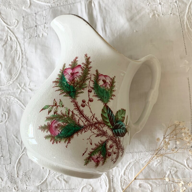 Pink Rose Pitcher - Etsy