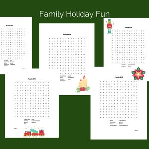 Christmas Word Game, Printable Christmas Family Game, Holiday Game ...