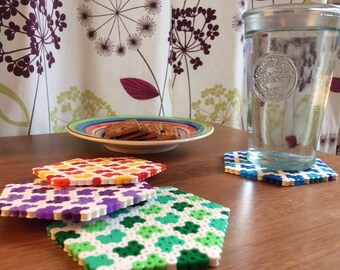 Hama Bead Coasters - Etsy UK