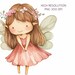 Fairy Tale Watercolor Clipart | Cute Fairies, Mushroom Houses, Gnomes ...