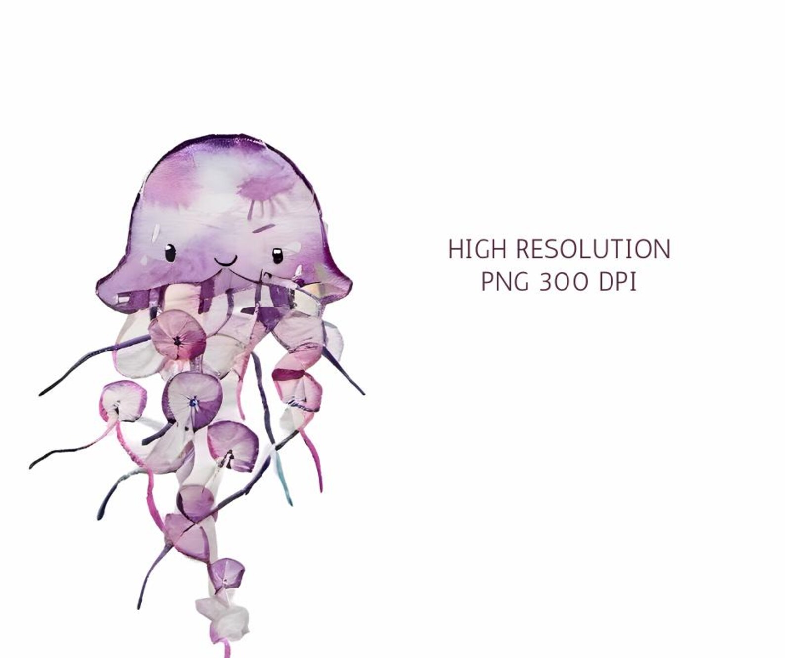 Under the Sea Watercolor Clipart Set, Watercolor Underwater Clipart ...