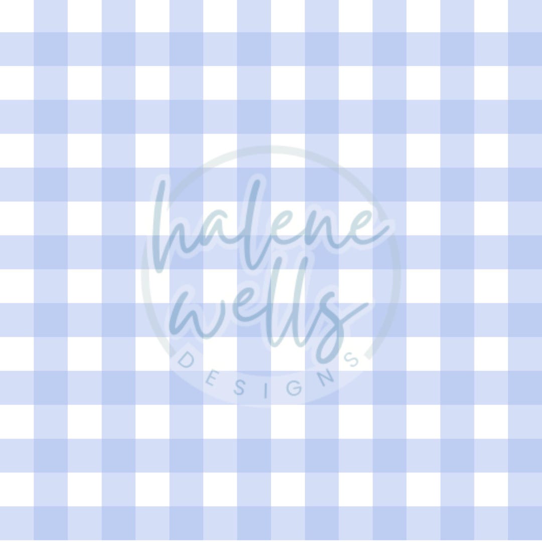Blue Gingham Seamless Pattern | Digital Download| PNG File| Digital ...