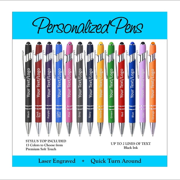 Personalized Pens Bulk - Etsy