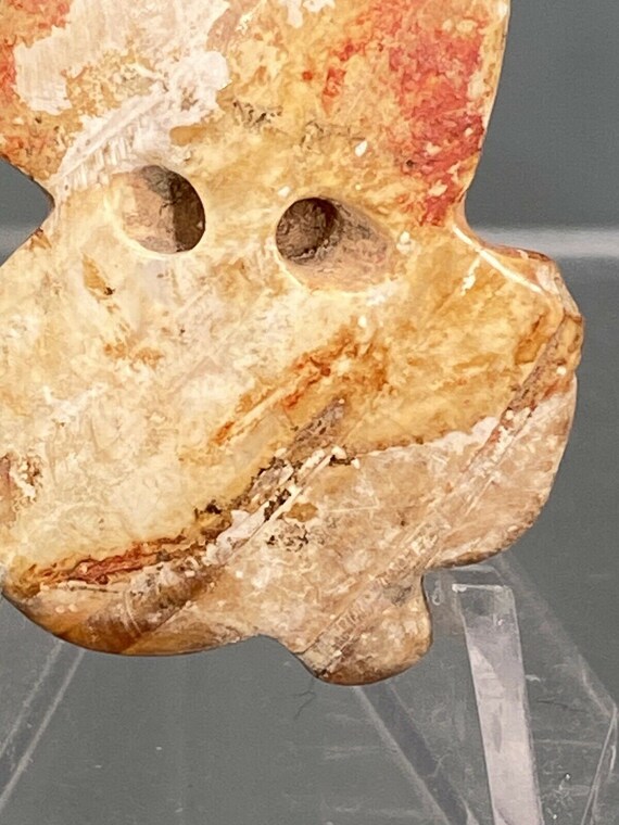 Precolumbian Chavin Peru Jaguar shaped Amulet with Ci… - Gem