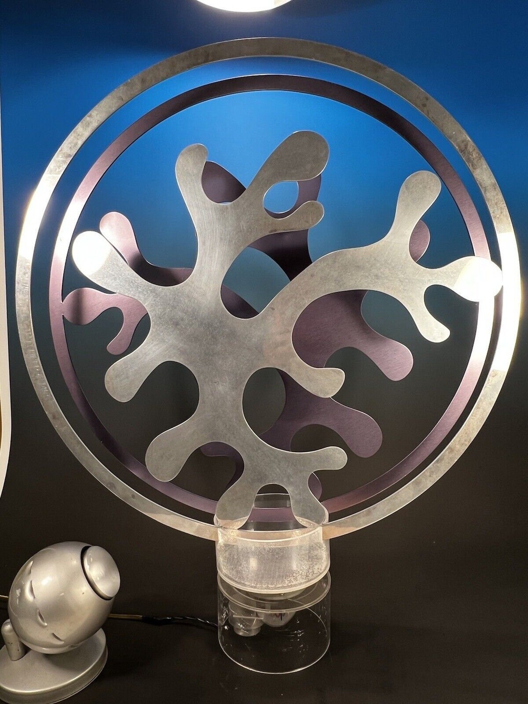 Rare Phyllis Marks 1921-2004 Early Table-top Kinetic Aluminum Sculpture ...