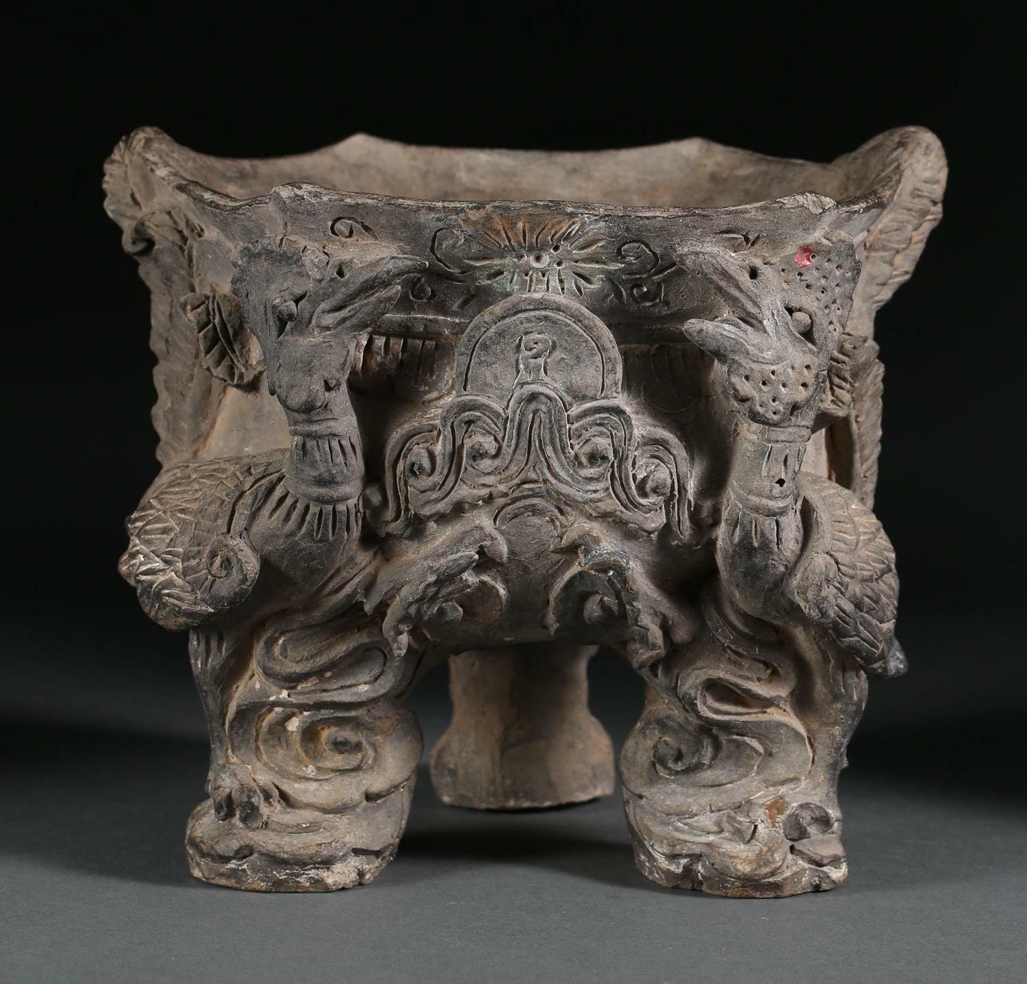 China Chinese Ceramic Phoenix Bird Tripod Phoenix Censer Yuan-ming ...