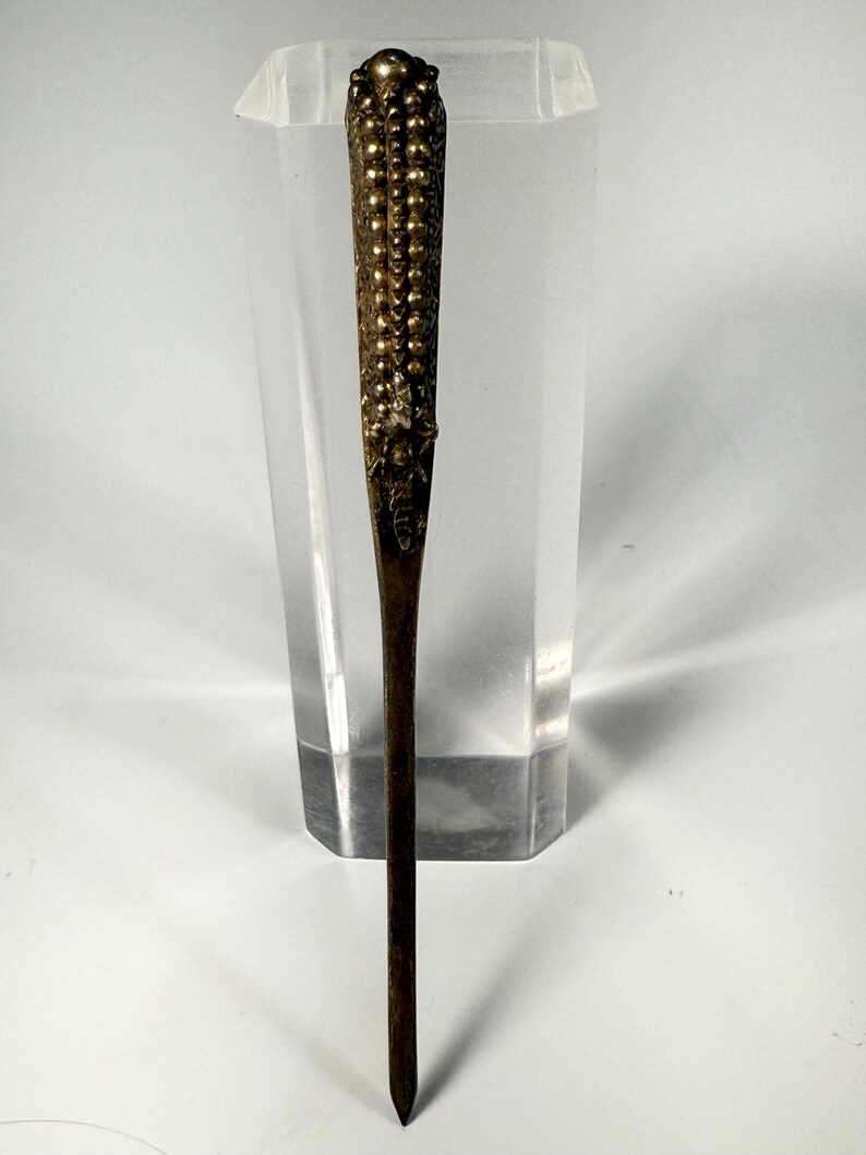 Lot of 4 Spanish Colonial Silver Plated Tupu Pin Hair Pin Ca. 19-20th ...