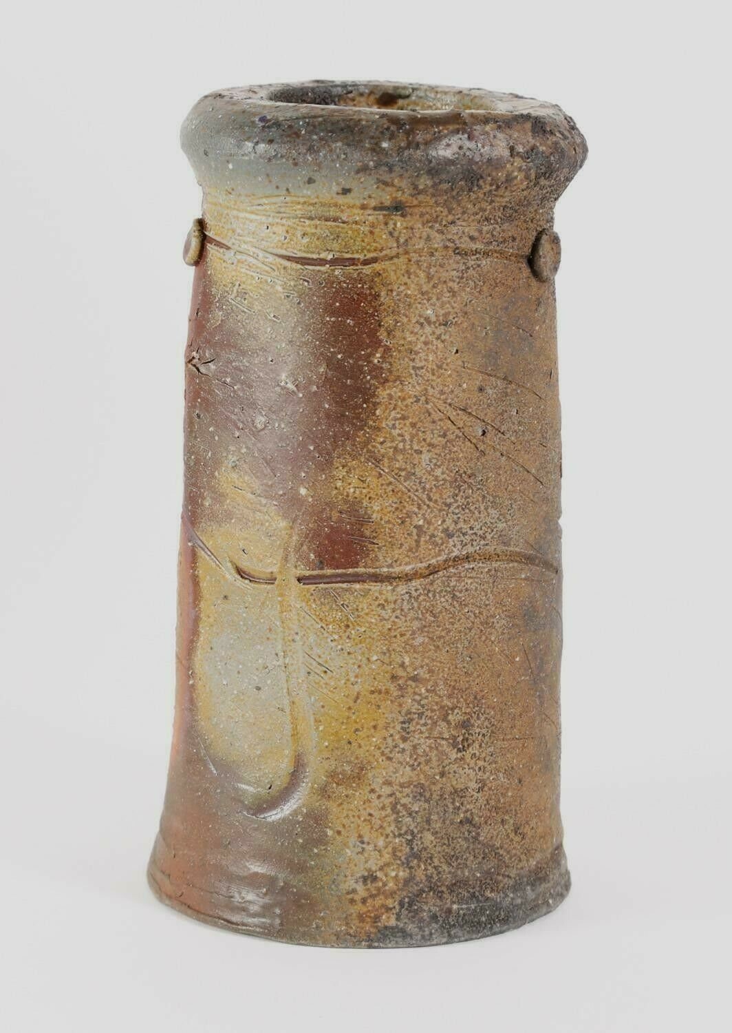 RARE Japan Japanese Bizen Flower Vase hanaire by Kaneshige Toyo 1896 ...