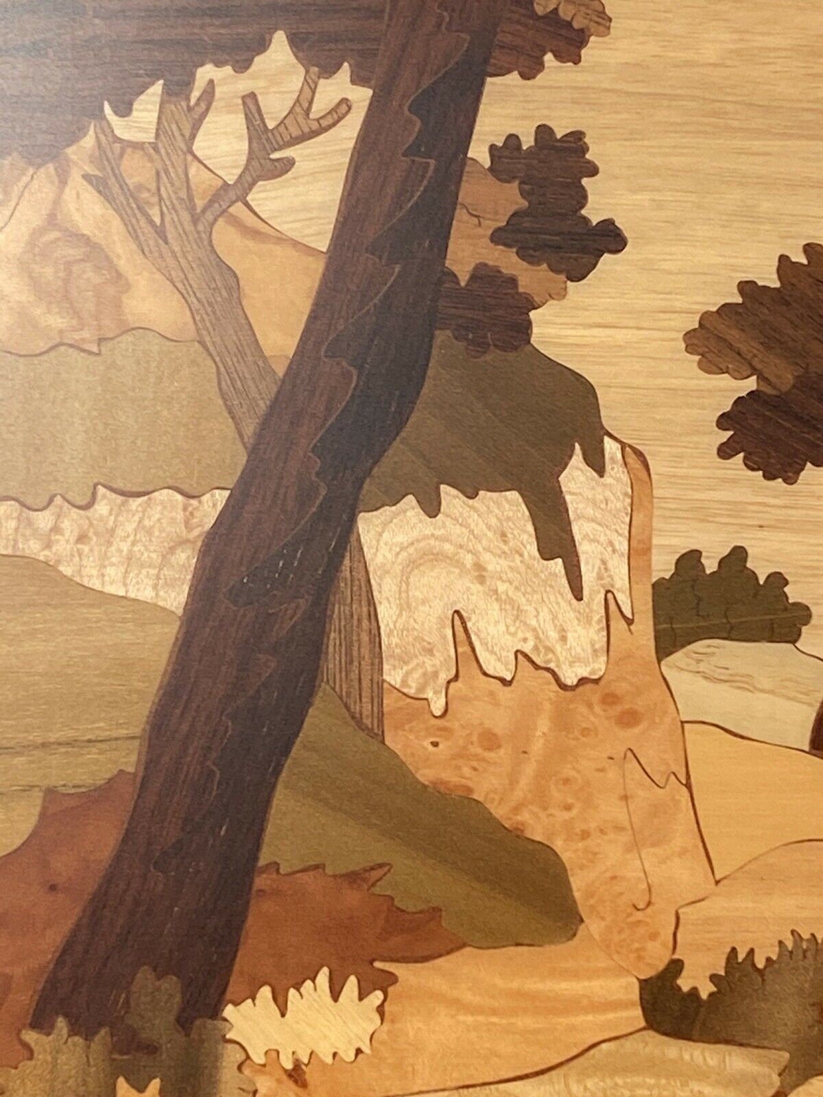 Italian Italy 12 Wood Marquetry Landscape Panel by Mariorita Anacapri ...