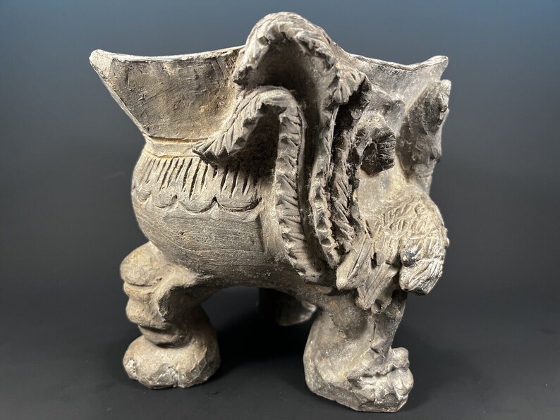 Fine Old Rare Chinese Ceramic Phoenix Tripod Censer, Ming Dynasty or ...