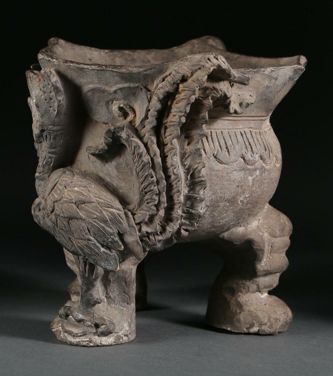 China Chinese Ceramic Phoenix Bird Tripod Phoenix Censer Yuan-ming ...
