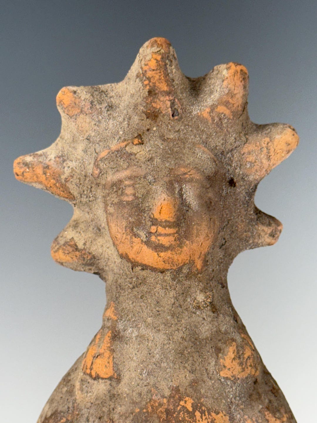 Rare Greco Roman Pottery Statue of the Sun God Helius Helios Ca. 300 BC ...