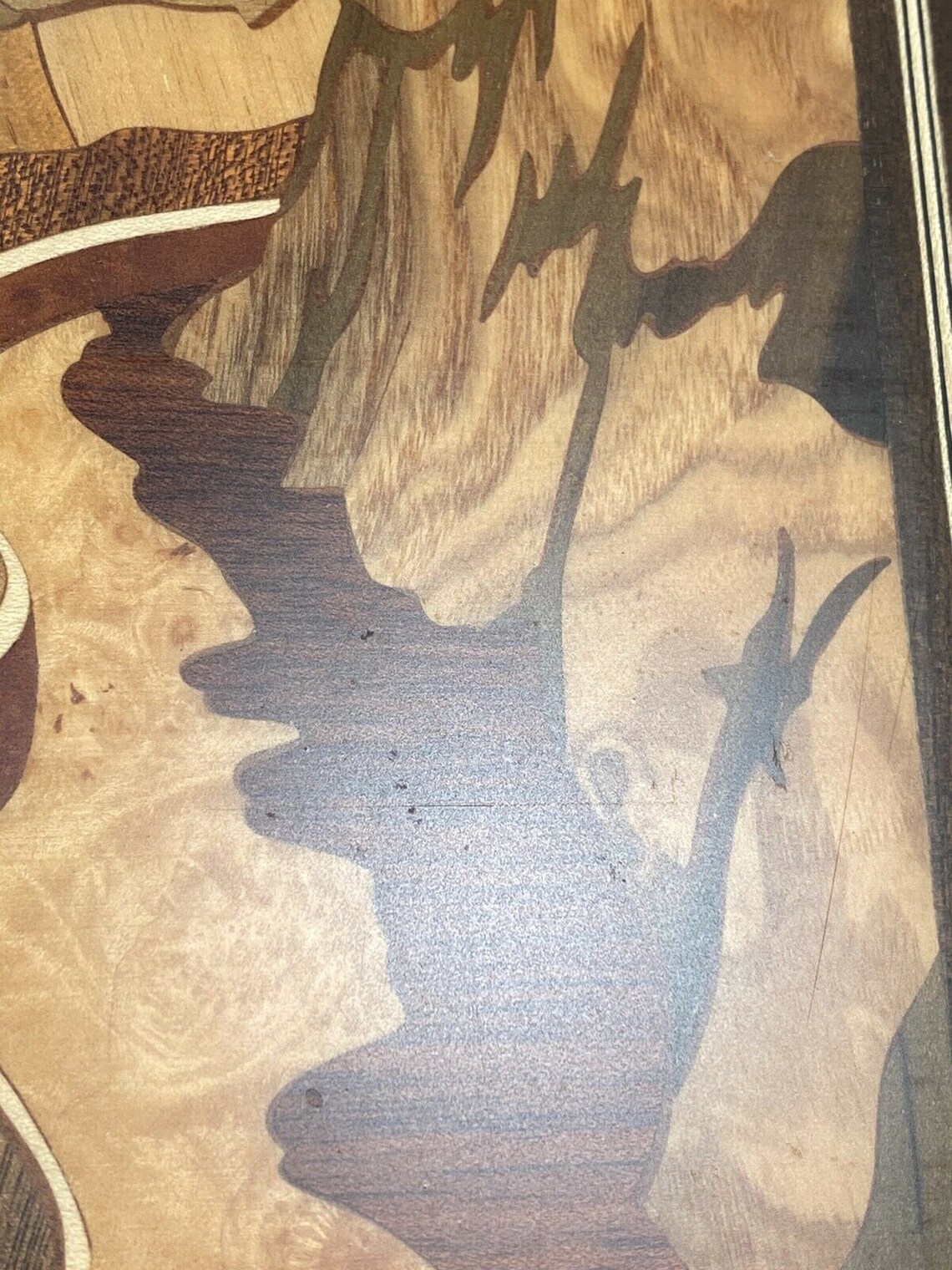 Italian Italy 12 Wood Marquetry Landscape Panel by Mariorita Anacapri ...