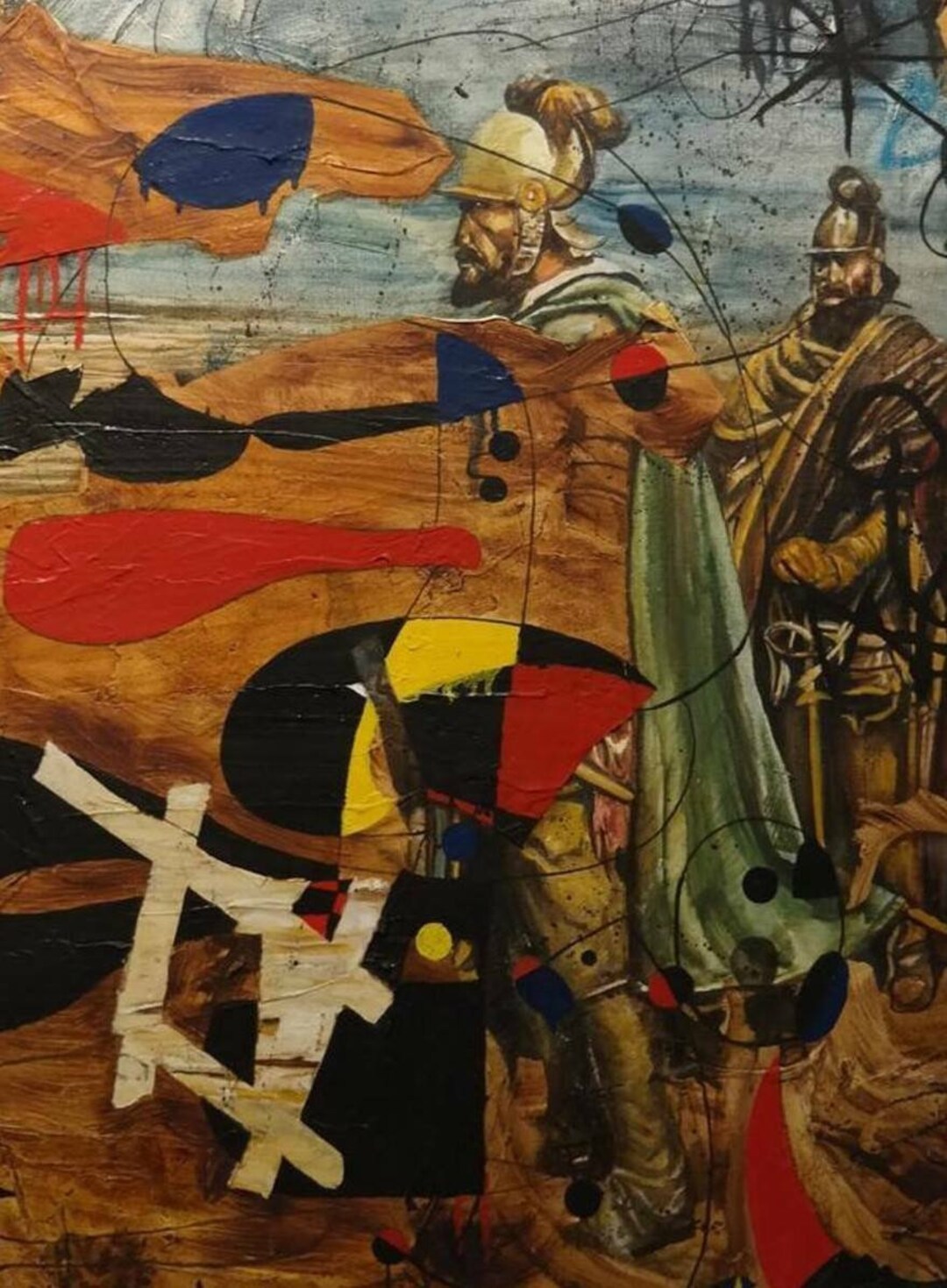 Robert Kitchen (1949-2009) Oil on Canvas Titled Conquistador Ca. 20 ...