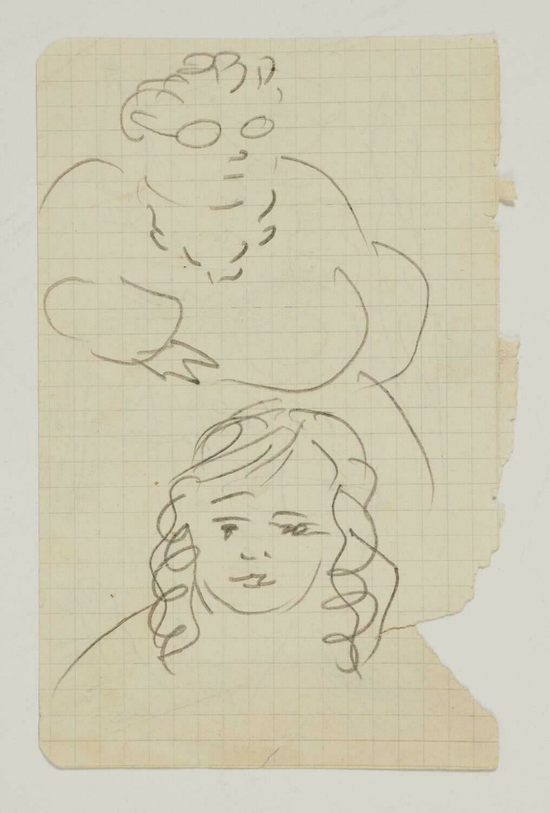 Pablo Picasso (1881-1973) Portrait of Maya Maia and Her Grandma Pencil ...