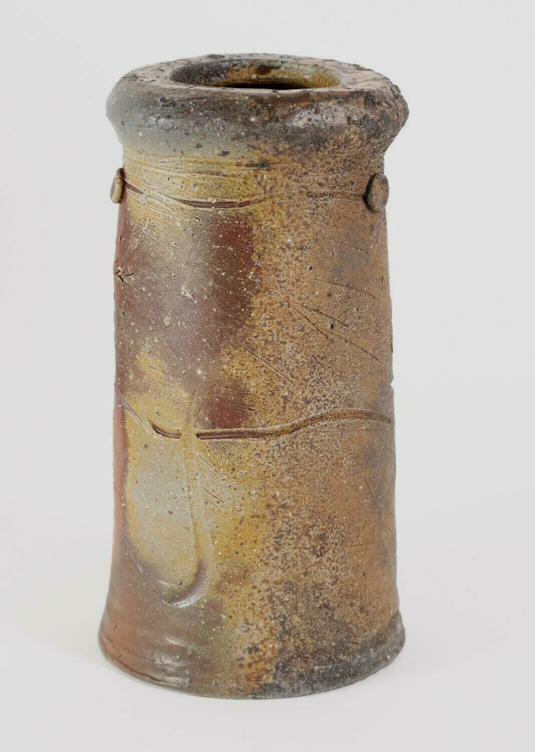 RARE Japan Japanese Bizen Flower Vase hanaire by Kaneshige Toyo 1896 ...