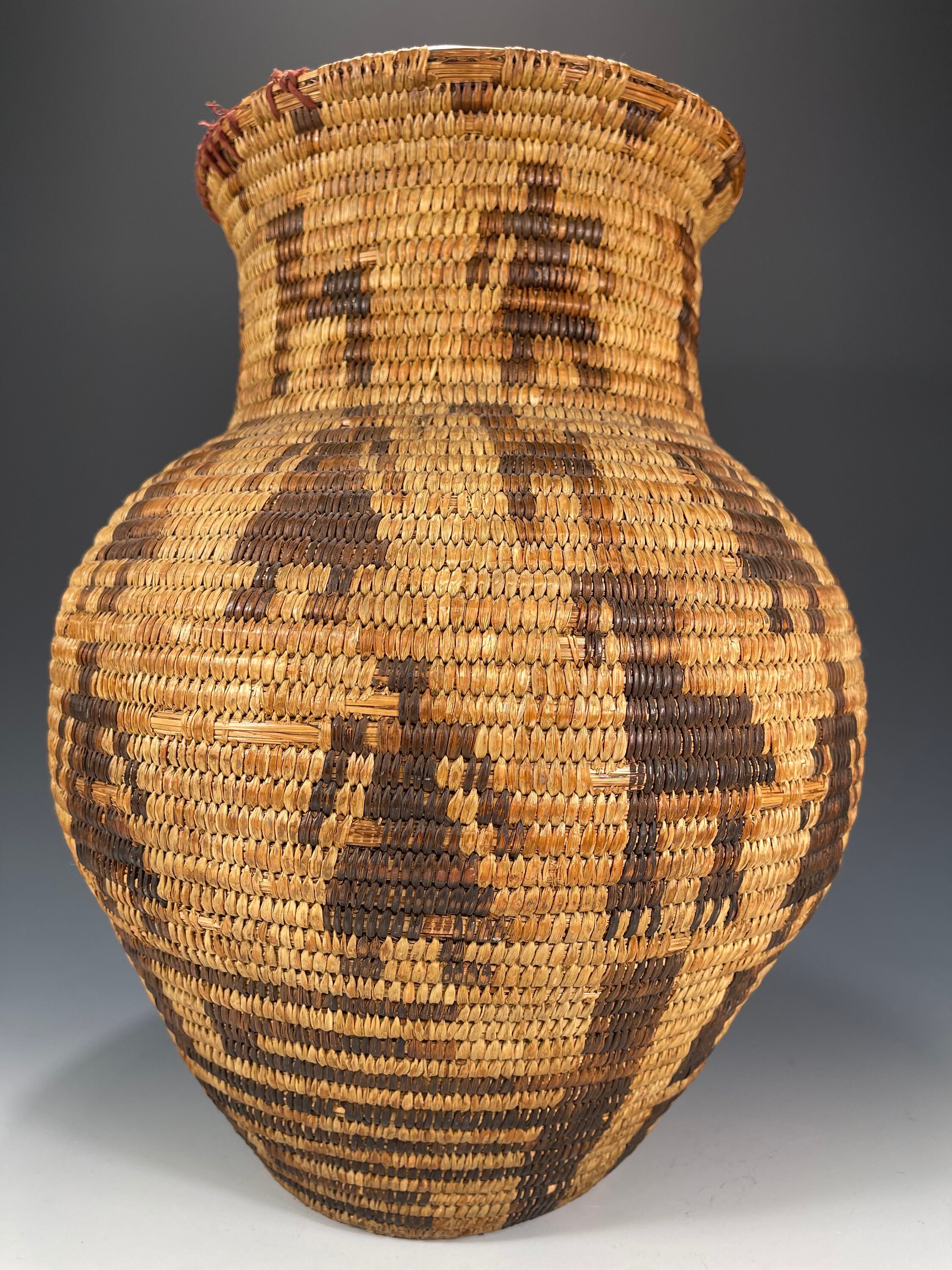 Rare Native American Apache Storage Basket Zoo/anthropomorphic Decor ...