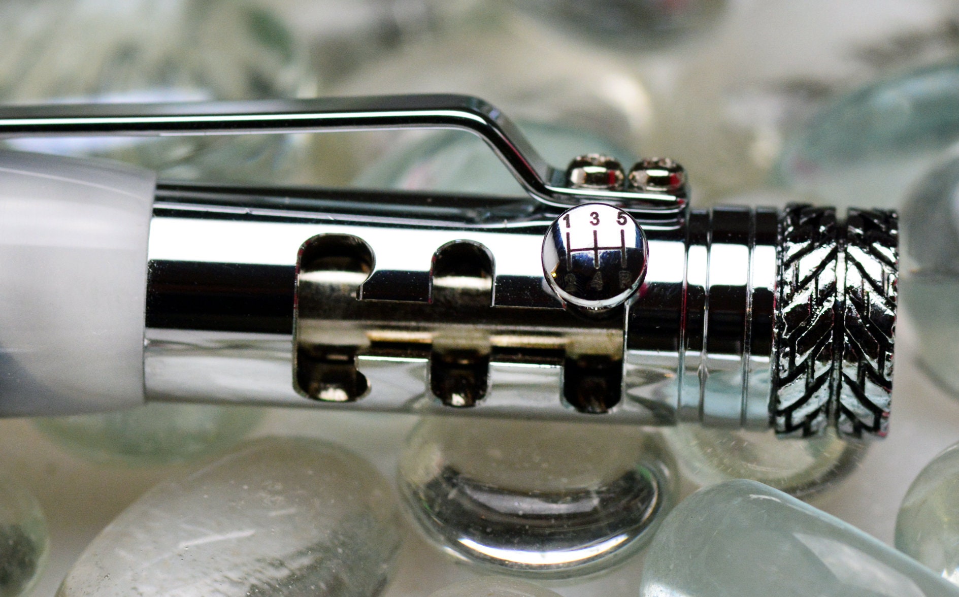 Gear Shift Pen in Chrome - Etsy