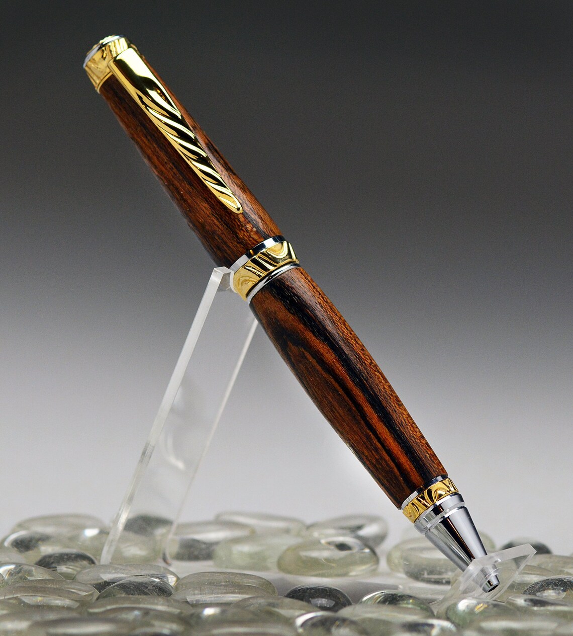 Elegant C Pen in Bocote - Etsy