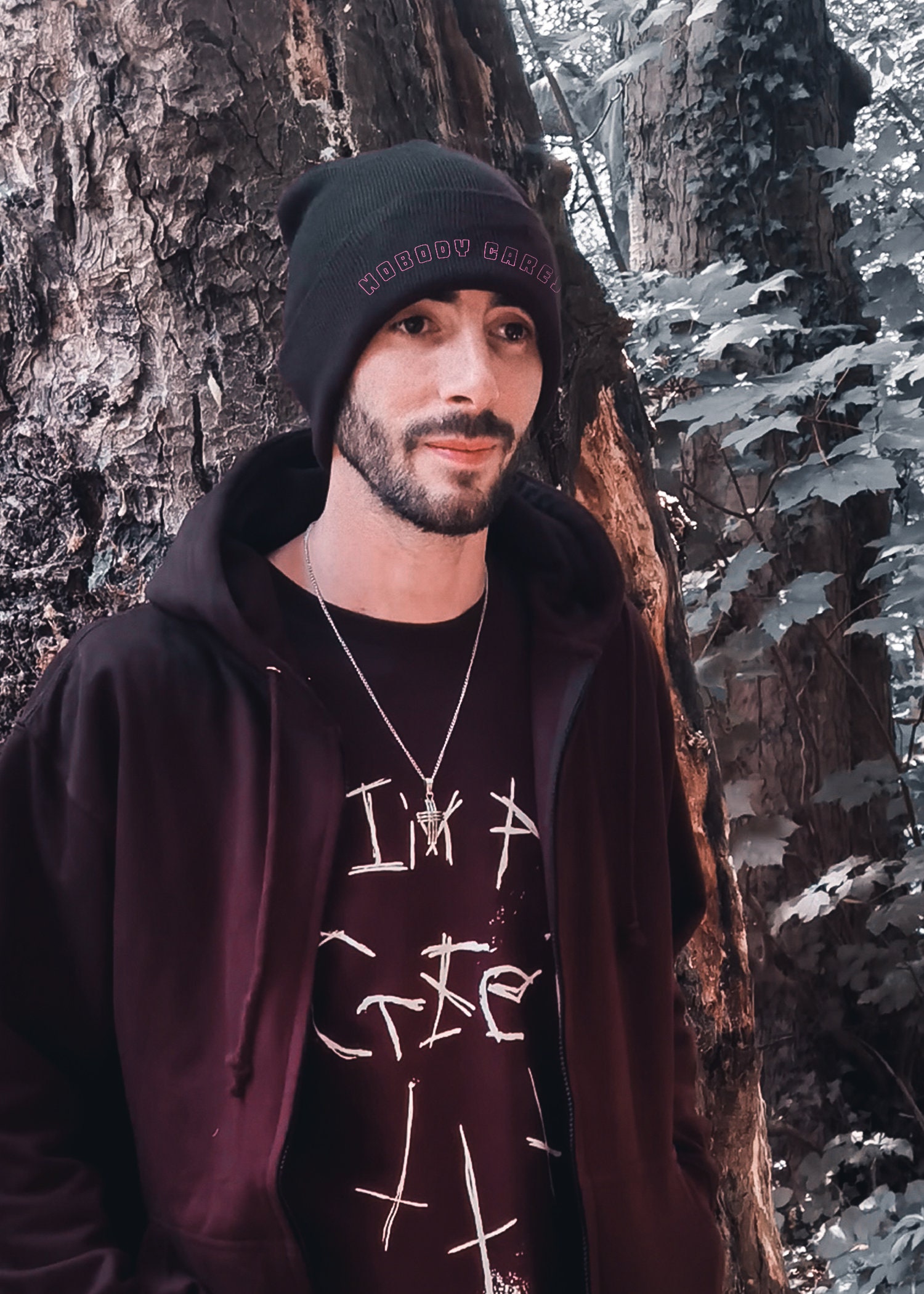 Alt Beanie, Beanie Hat Men, Beanie Hat Women Nobody Cares - Etsy