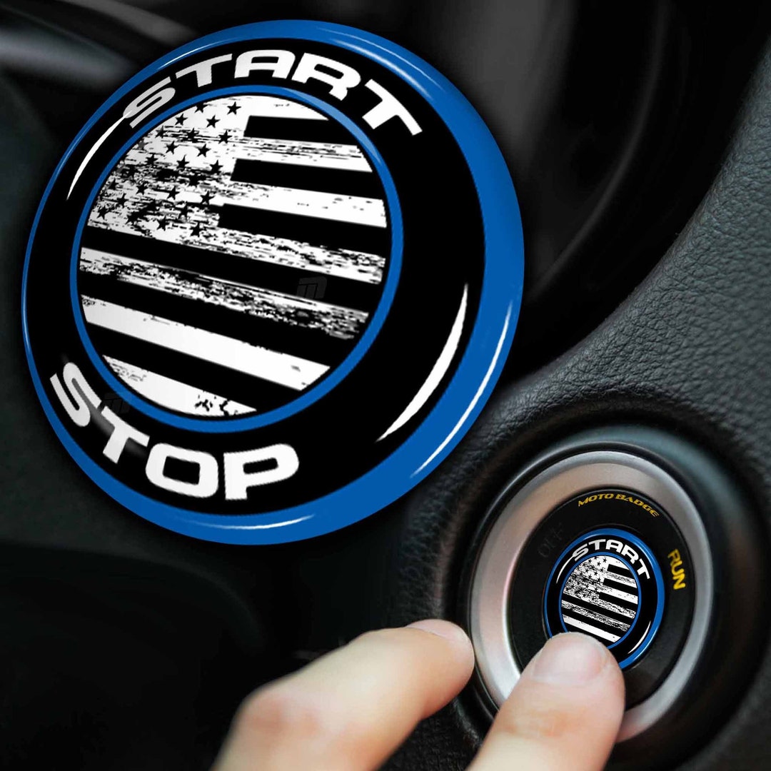 USA Blue Start Button Cover for Chevrolet - Etsy