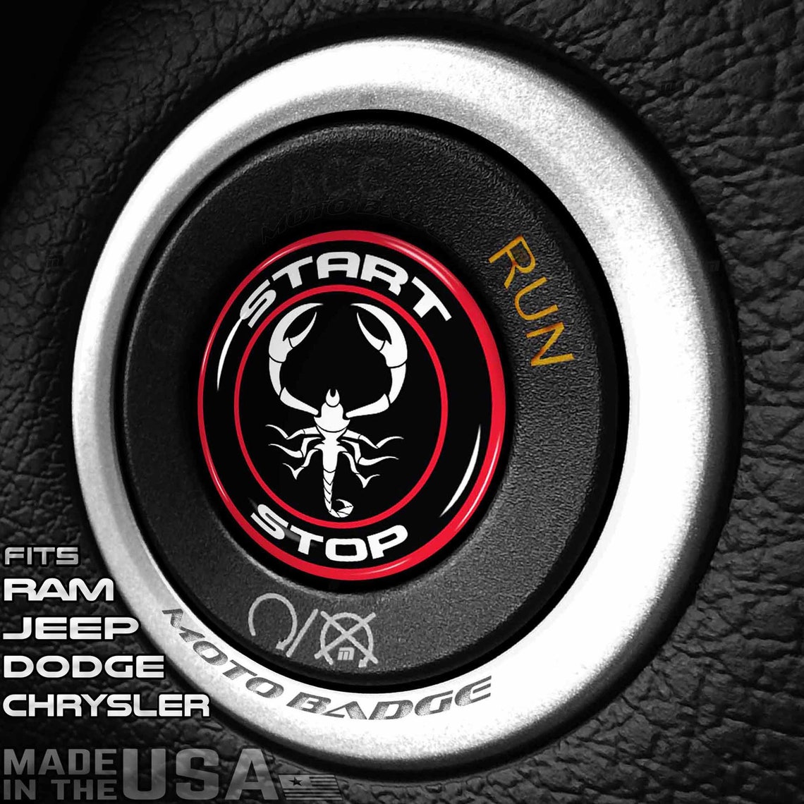 SCORPION Start Button Fits Jeep Dodge Charger Challenger - Etsy