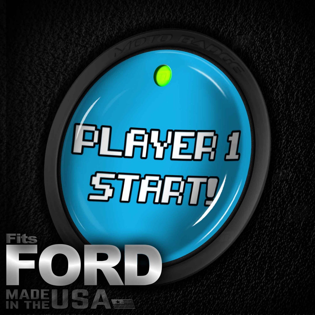 PLAYER 1 Start Button Cover for Ford Ranger Focus Edge F150 Explorer ...