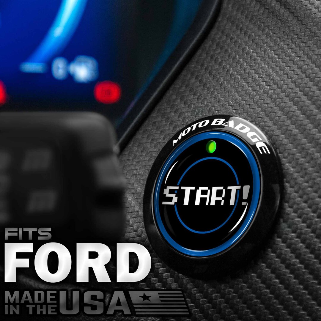 START Push Button 8 Bit Game Style Fits Ford Ranger Focus F150 Explorer ...