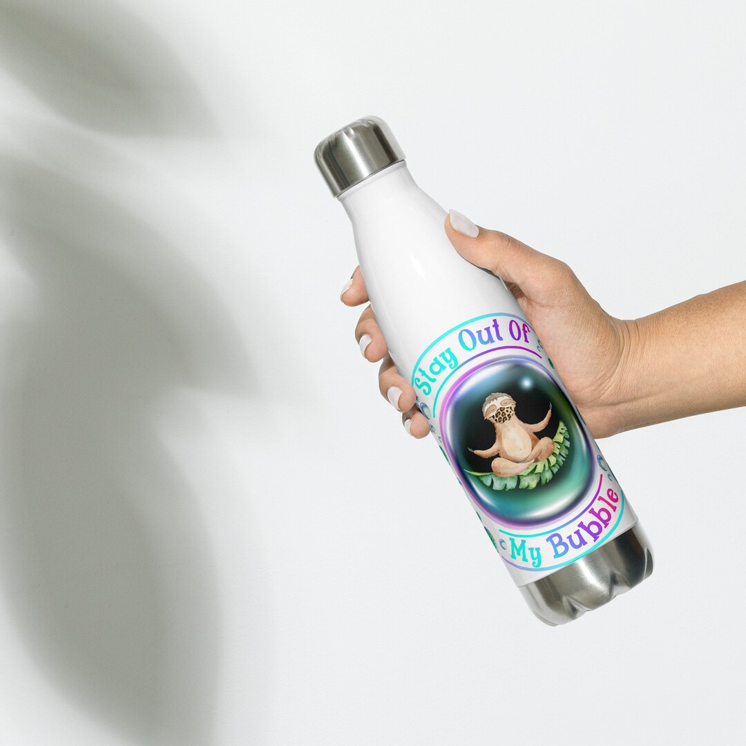 Stay Out of My Bubble Humorous Stainless Steel Water Bottle - Etsy