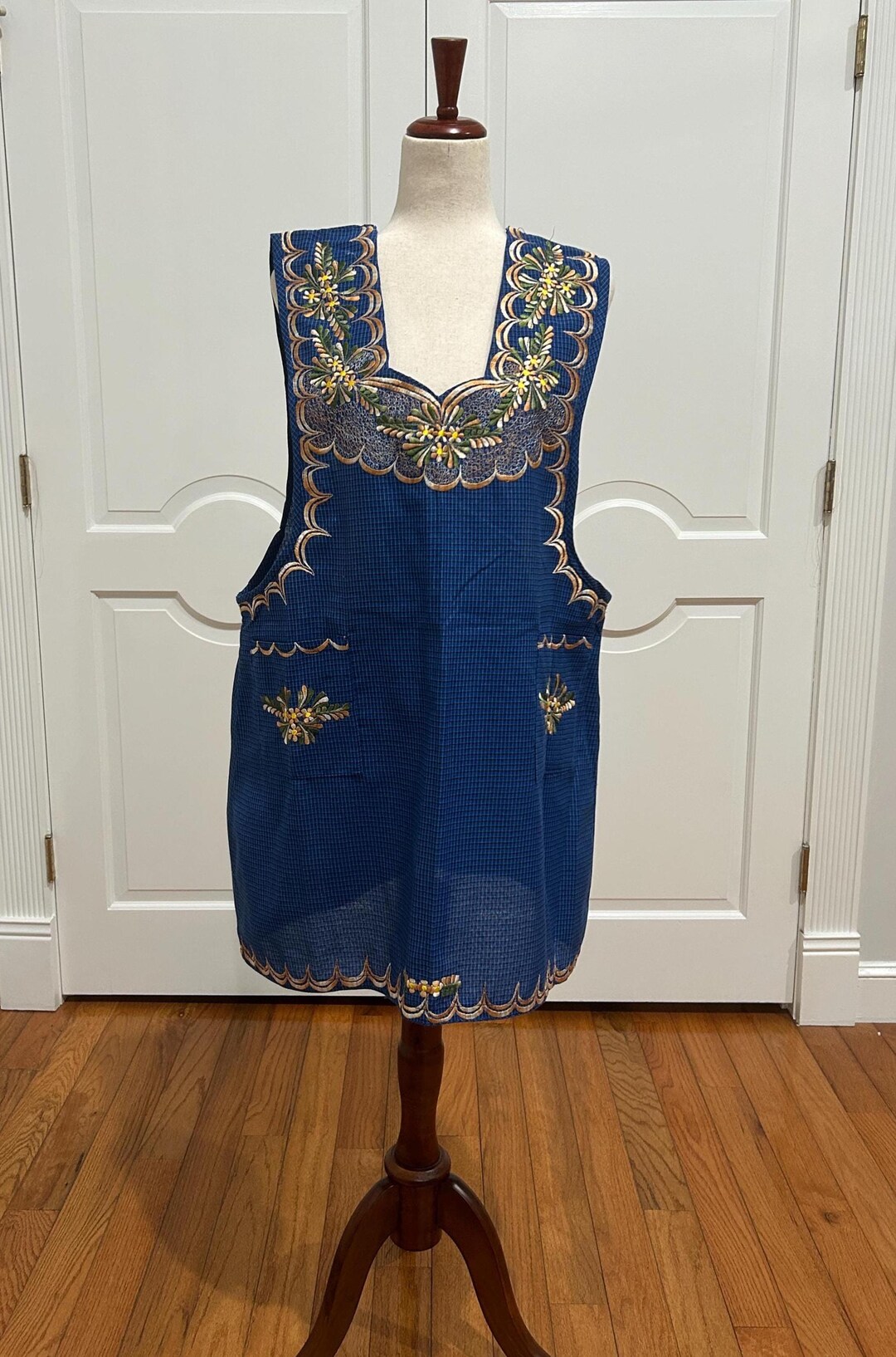 One of the Kind Traditional Oaxaca Apron for Woman. With Pockets and ...