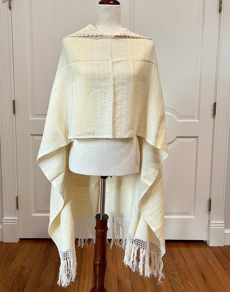 Traditional Mexican Rebozo From Oaxca Mex. Mexican Shawl,fringed Vest ...