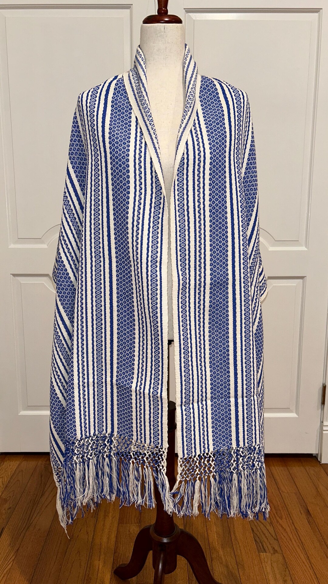 Traditional Mexican Rebozo From Oaxaca Mex. Mexican Shawl, Fringed Vest ...