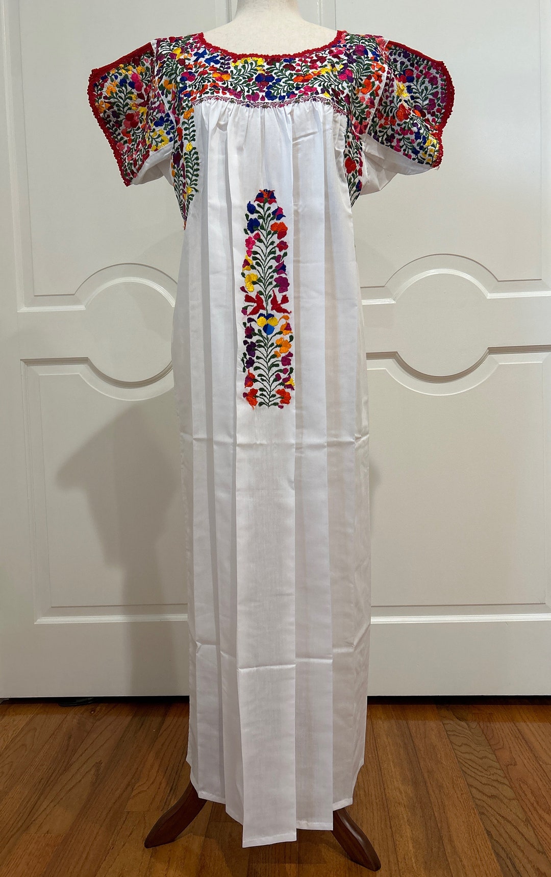 San Antonino Maxi Dress Oaxaca Mexican Dress. Hand - Etsy