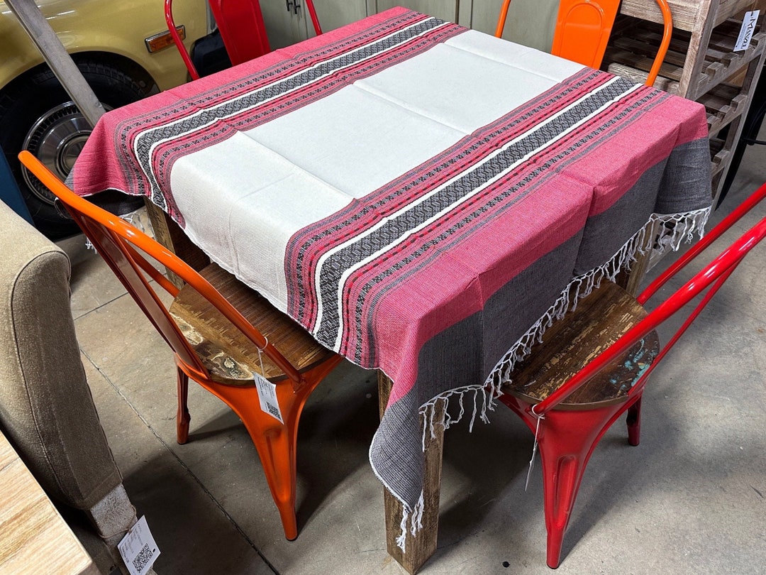 Oaxaca Mexico Handloom Tablecloth Table Decor Cotton - Etsy