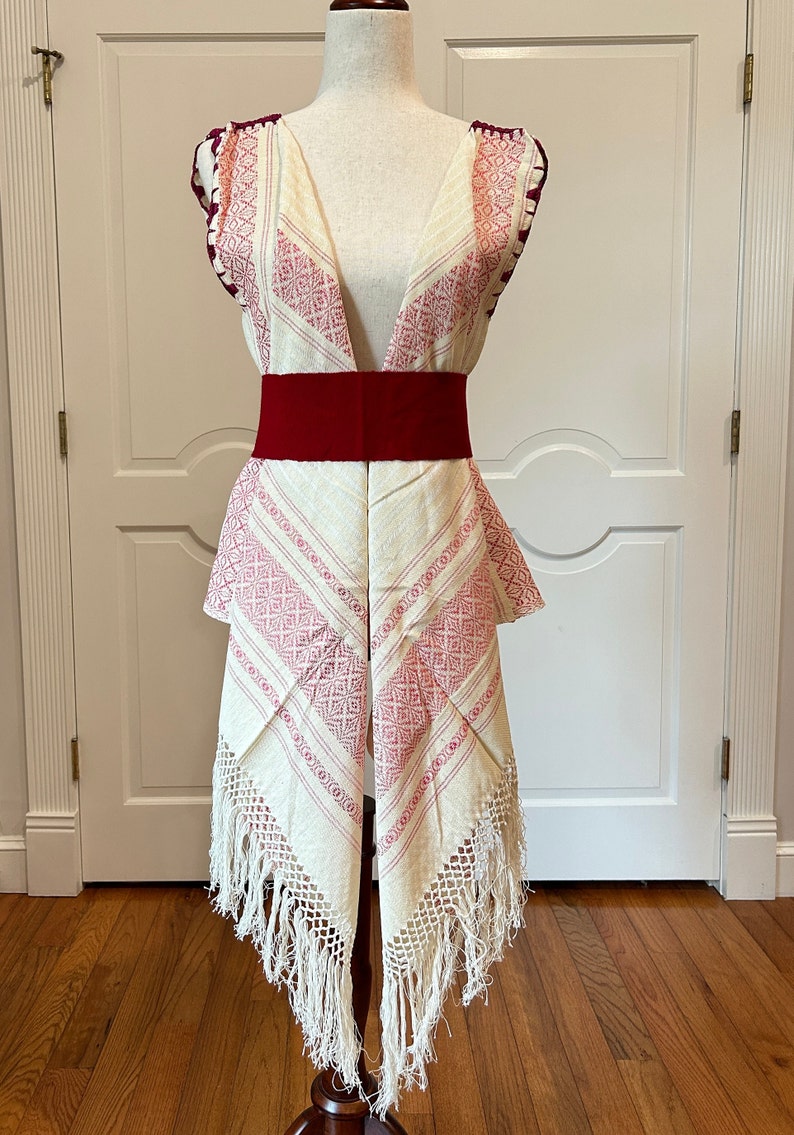 Traditional Mexican Rebozo From Oaxca Mex. Mexican Shawl,fringed Vest ...