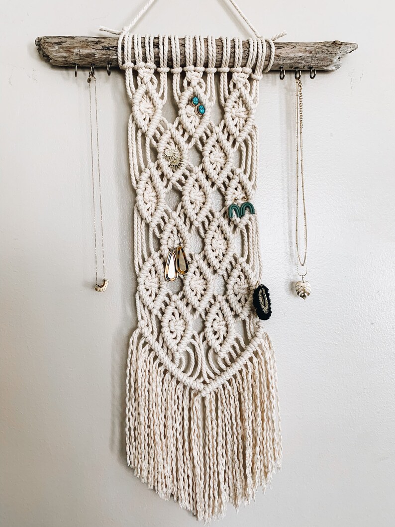 Macrame Jewelry Holder | Etsy
