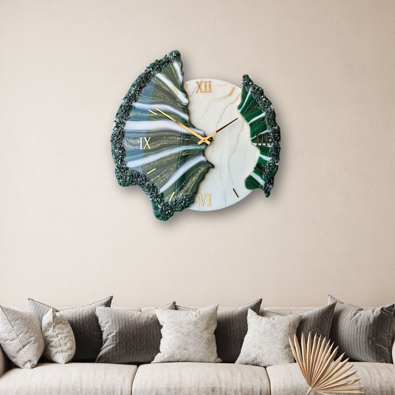 Abstract Clock Art - Etsy