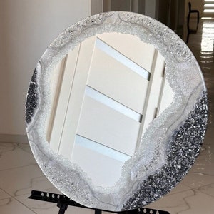 Luxury Epoxy Resin Mirror, Art Deco Mirror, Mirror Wall Decor, Unique ...
