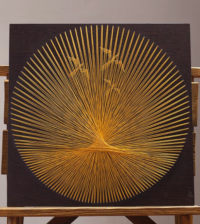 Digital DIY Wild Bird String Art, 3D Art Tutorial, String Art Patterns ...