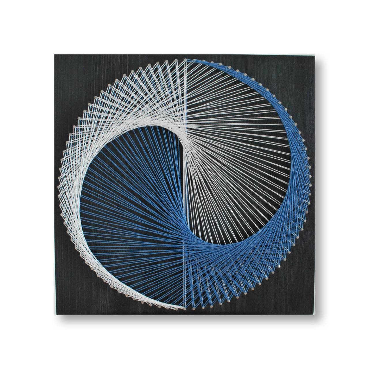 Yin Yang DIY String Art String Art Yin Yang Pattern Tutorial - Etsy