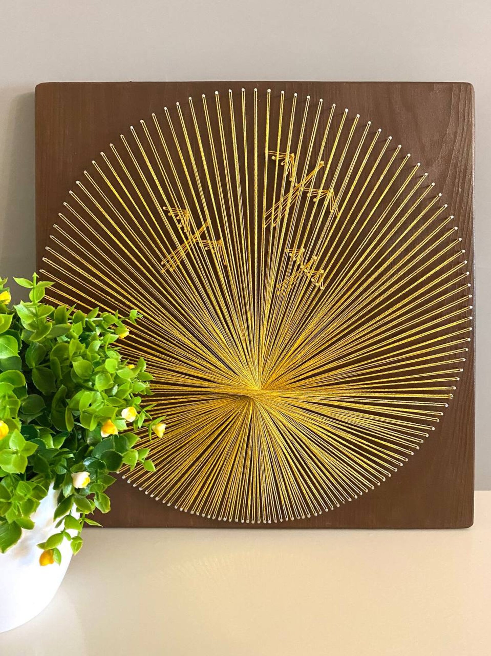 Custom Birds String Art Love Birds Wall Art Circle String - Etsy