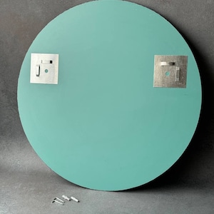 Epoxy Resin Round Mirror, Round Mirror Wall Decor, Handmade Mirror ...